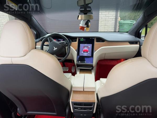 Sarkans Tesla Model X 2019 Rīga, ar dzinēja tilpumu 0.00 L un nobraukumu 94 tūkst. km par 53000 €, foto 7 vietnē AUTOMOTO.COM.LV