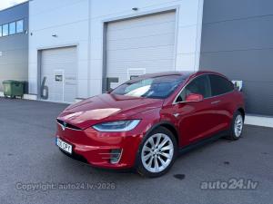 Sarkans Tesla Model X 2016 Pērnava, ar dzinēja tilpumu 0.00 L un nobraukumu 164 tūkst. km par 23999 €, foto 3 vietnē AUTOMOTO.COM.LV