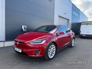 Sarkans Tesla Model X 2016 Pērnava, ar dzinēja tilpumu 0.00 L un nobraukumu 164 tūkst. km par 23999 €, foto 6 vietnē AUTOMOTO.COM.LV