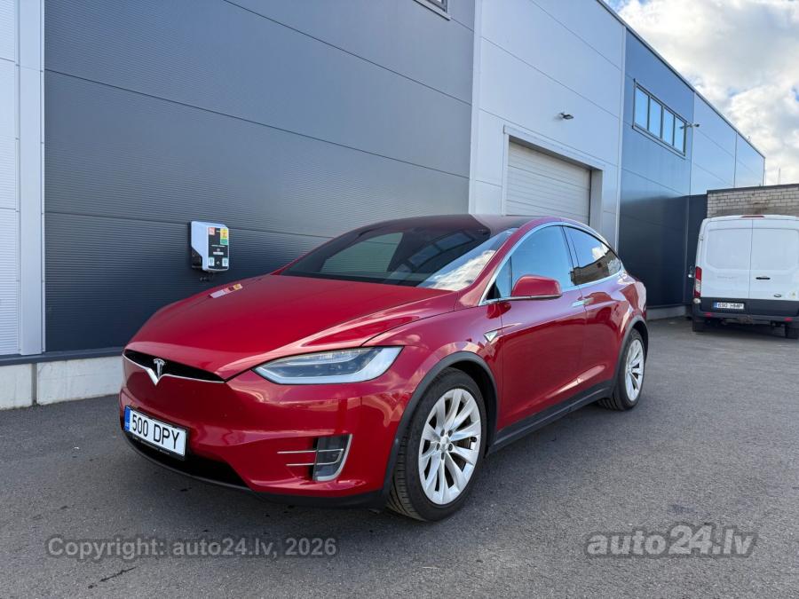 Sarkans Tesla Model X 2016 Pērnava, ar dzinēja tilpumu 0.00 L un nobraukumu 164 tūkst. km par 23999 €, foto 6 vietnē AUTOMOTO.COM.LV
