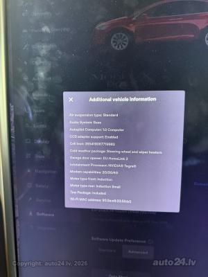 Sarkans Tesla Model X 2016 Pērnava, ar dzinēja tilpumu 0.00 L un nobraukumu 164 tūkst. km par 23999 €, foto 13 vietnē AUTOMOTO.COM.LV