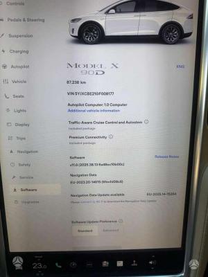 Balts Tesla Model X 2017 Viļņa, ar dzinēja tilpumu 0.00 L un nobraukumu 88 tūkst. km par 21900 €, foto 18 vietnē AUTOMOTO.COM.LV