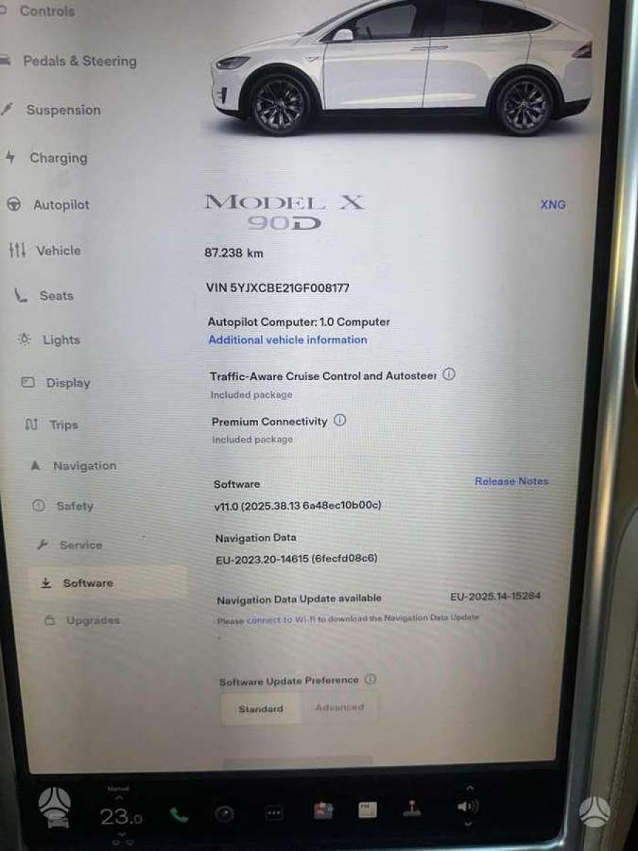 Balts Tesla Model X 2017 Viļņa, ar dzinēja tilpumu 0.00 L un nobraukumu 88 tūkst. km par 21900 €, foto 18 vietnē AUTOMOTO.COM.LV