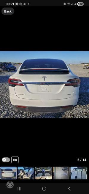 Balts Tesla Model X 2018 Klaipėda, ar dzinēja tilpumu 0.00 L un nobraukumu 75 tūkst. km par 17500 €, foto 6 vietnē AUTOMOTO.COM.LV