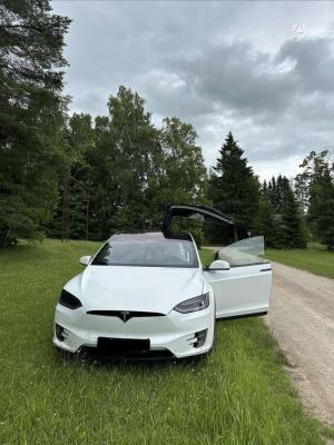 White Tesla Model X 2018 in Plunge, with an engine capacity of 0.00 L and mileage of 193 thousand km for 23900 €, photo 7 on AUTOMOTO.COM.LV