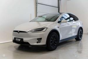White Tesla Model X 2018 in Vilnius, with an engine capacity of 0.00 L and mileage of 112 thousand km for 24900 €, photo 3 on AUTOMOTO.COM.LV