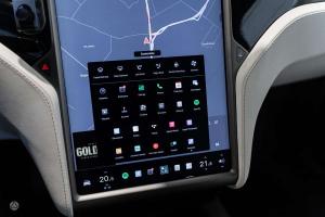 White Tesla Model X 2018 in Vilnius, with an engine capacity of 0.00 L and mileage of 112 thousand km for 24900 €, photo 22 on AUTOMOTO.COM.LV