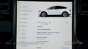 White Tesla Model X 2017 in Tallinn, with an engine capacity of 0.00 L and mileage of 116 thousand km for 36000 €, photo 24 on AUTOMOTO.COM.LV