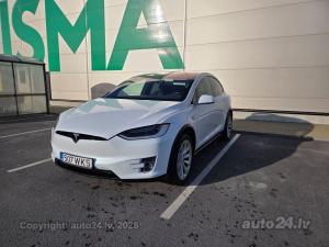 White Tesla Model X 2019 in Tallinn, with an engine capacity of 0.00 L and mileage of 109 thousand km for 34900 €, photo 3 on AUTOMOTO.COM.LV