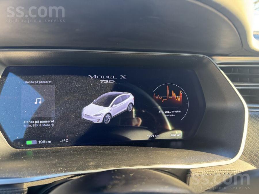 Balts Tesla Model X 2017 Jūrmala, ar dzinēja tilpumu 0.00 L un nobraukumu 158 tūkst. km par 25900 €, foto 13 vietnē AUTOMOTO.COM.LV