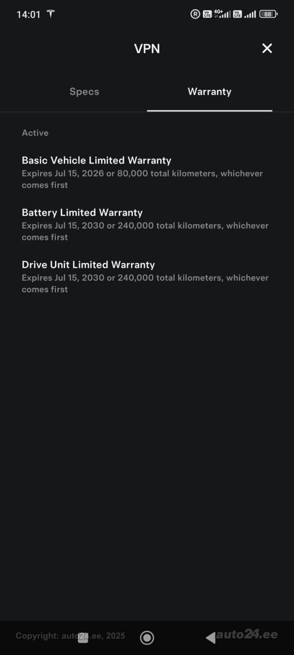 Balts Tesla Model X 2022 Tallina, ar dzinēja tilpumu 0.00 L un nobraukumu 72 tūkst. km par 55000 €, foto 11 vietnē AUTOMOTO.COM.LV