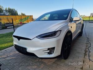 Белый Тесла Модель X 2019 в Тарту, объемом двигателя 0.00 л и пробегом 219 тыс. км за 28490 €, фото 7 на AUTOMOTO.COM.LV