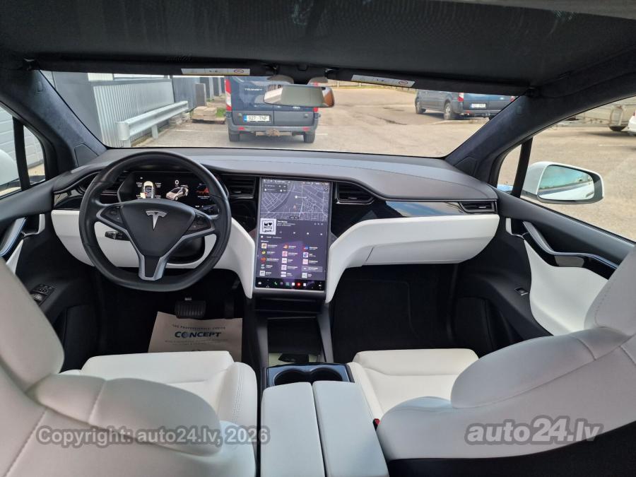 Белый Тесла Модель X 2019 в Тарту, объемом двигателя 0.00 л и пробегом 219 тыс. км за 28490 €, фото 27 на AUTOMOTO.COM.LV