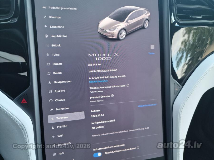 Белый Тесла Модель X 2019 в Тарту, объемом двигателя 0.00 л и пробегом 219 тыс. км за 28490 €, фото 29 на AUTOMOTO.COM.LV