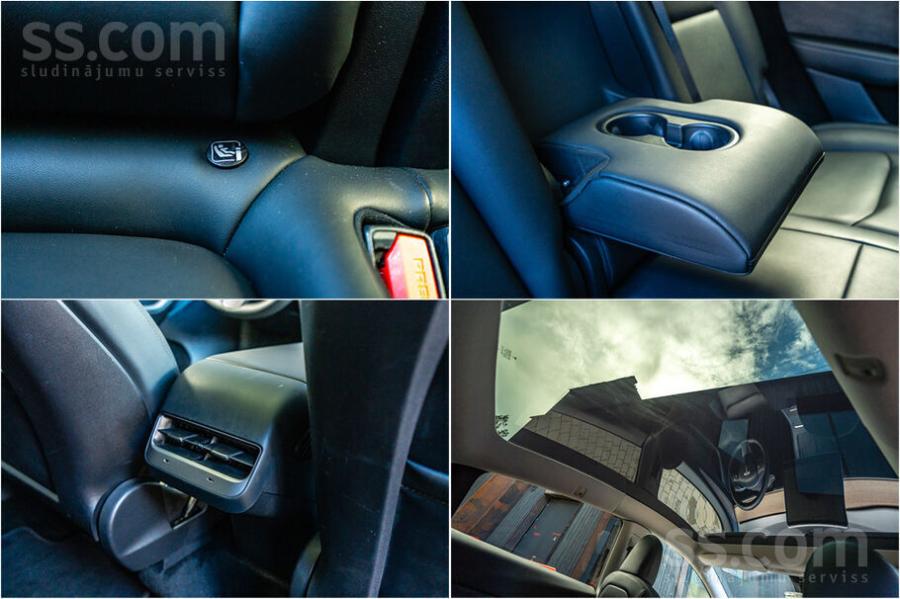 Black Tesla Model Y 2022 in Riga, with an engine capacity of 0.00 L and mileage of 41 thousand km for 38990 €, photo 21 on AUTOMOTO.COM.LV