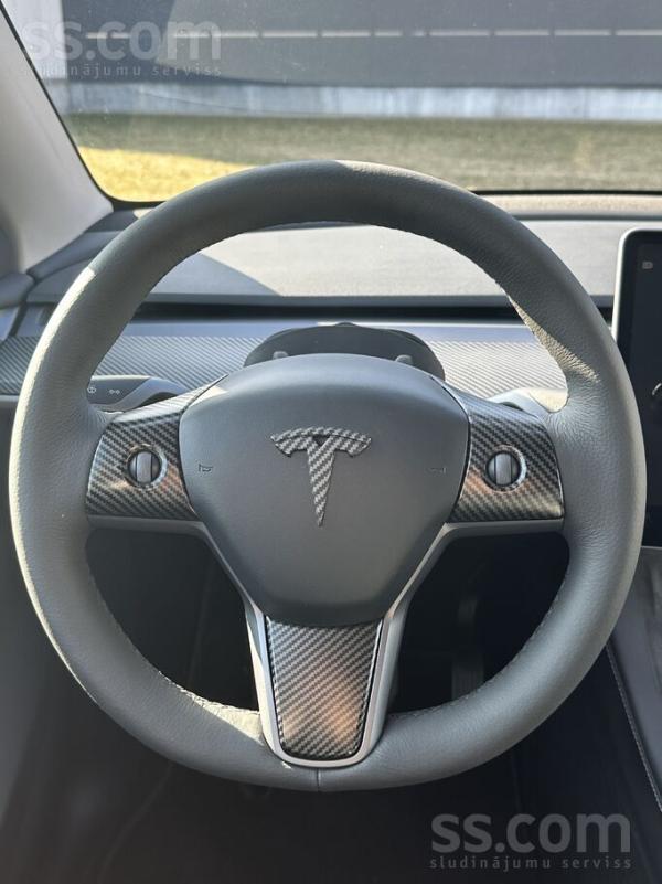 Melns Tesla Model Y 2021 Rīga, ar dzinēja tilpumu 0.00 L un nobraukumu 88 tūkst. km par 30400 €, foto 7 vietnē AUTOMOTO.COM.LV