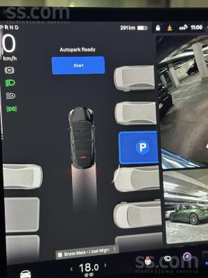 Black Tesla Model Y 2021 in Riga, with an engine capacity of 0.00 L and mileage of 88 thousand km for 30400 €, photo 17 on AUTOMOTO.COM.LV