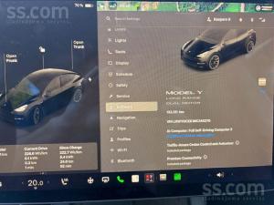 Black Tesla Model Y 2021 in Ogre, with an engine capacity of 0.00 L and mileage of 133 thousand km for 30500 €, photo 6 on AUTOMOTO.COM.LV