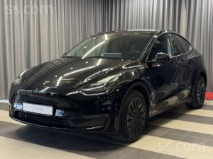 Черный Тесла Модель Y 2021 в Рига, объемом двигателя 0.00 л и пробегом 90 тыс. км за 31990 €, фото  на AUTOMOTO.COM.LV