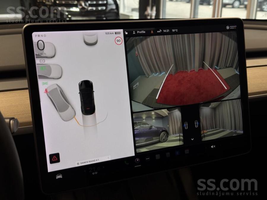 Melns Tesla Model Y 2021 Rīga, ar dzinēja tilpumu 0.00 L un nobraukumu 90 tūkst. km par 31990 €, foto 18 vietnē AUTOMOTO.COM.LV