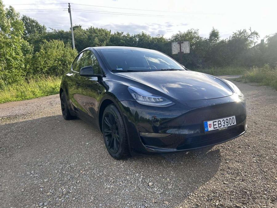 Melns Tesla Model Y 2021 Klaipėda, ar dzinēja tilpumu 0.00 L un nobraukumu 101 tūkst. km par 21999 €, foto 1 vietnē AUTOMOTO.COM.LV