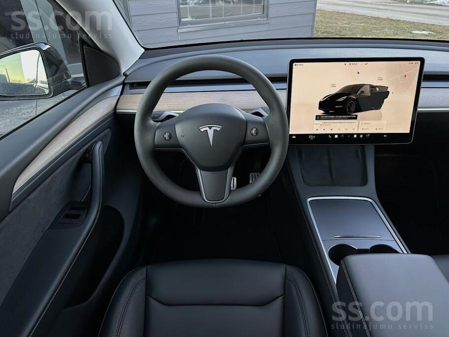 Черный Тесла Модель Y 2022 в Елгава, объемом двигателя 0.00 л и пробегом 80 тыс. км за 33900 €, фото 6 на AUTOMOTO.COM.LV