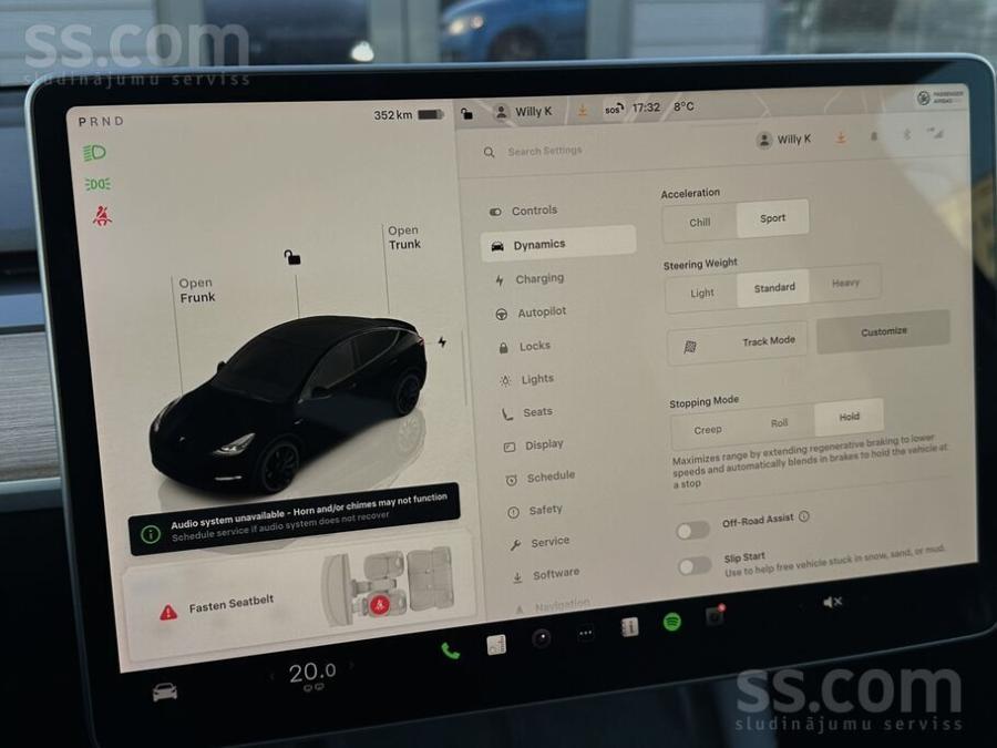 Черный Тесла Модель Y 2022 в Елгава, объемом двигателя 0.00 л и пробегом 80 тыс. км за 33900 €, фото 16 на AUTOMOTO.COM.LV
