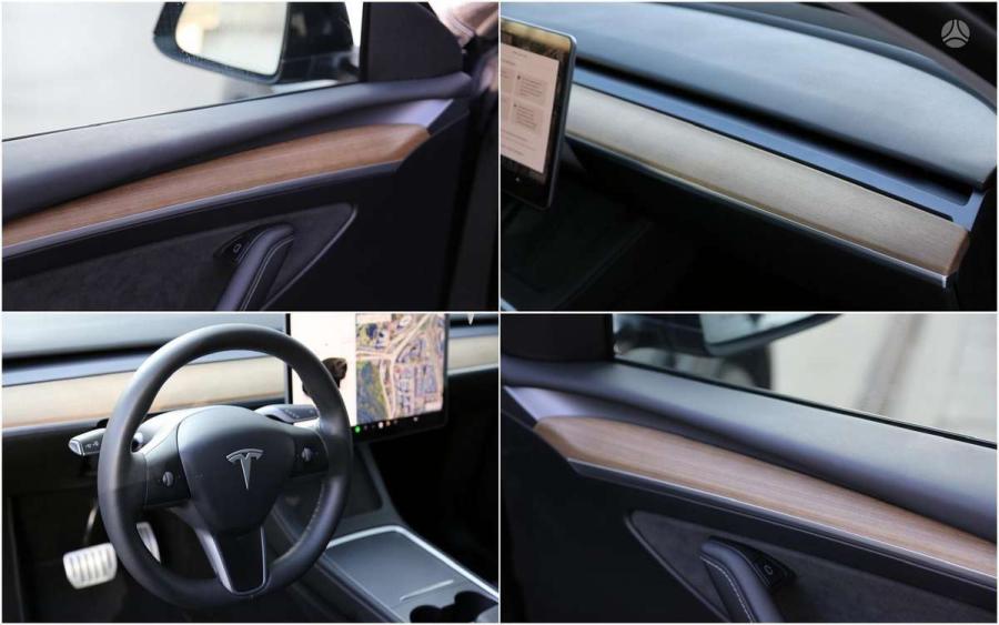 Melns Tesla Model Y 2022 Viļņa, ar dzinēja tilpumu 0.00 L un nobraukumu 50 tūkst. km par 30500 €, foto 7 vietnē AUTOMOTO.COM.LV