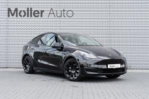 Melns Tesla Model Y 2022 Mārupe, ar dzinēja tilpumu 0.00 L un nobraukumu 88 tūkst. km par 39750 €, foto 3 vietnē AUTOMOTO.COM.LV