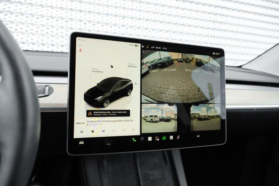 Melns Tesla Model Y 2022 Mārupe, ar dzinēja tilpumu 0.00 L un nobraukumu 88 tūkst. km par 39750 €, foto 16 vietnē AUTOMOTO.COM.LV