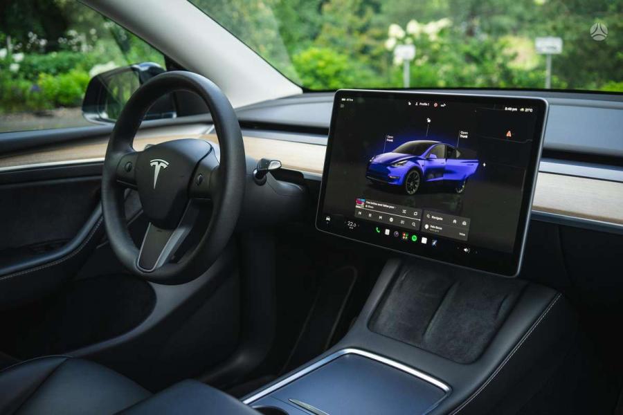 Черный Тесла Модель Y 2022 в Каунас, объемом двигателя 0.00 л и пробегом 77 тыс. км за 34200 €, фото 34 на AUTOMOTO.COM.LV