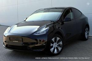 Black Tesla Model Y 2022 in Kretinga, with an engine capacity of 0.00 L and mileage of 70 thousand km for 28699 €, photo 4 on AUTOMOTO.COM.LV