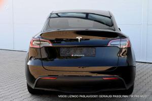 Black Tesla Model Y 2022 in Kretinga, with an engine capacity of 0.00 L and mileage of 70 thousand km for 28699 €, photo 12 on AUTOMOTO.COM.LV