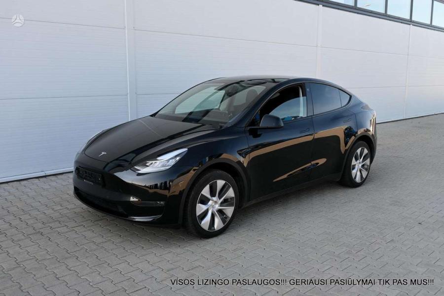 Black Tesla Model Y 2022 in Kretinga, with an engine capacity of 0.00 L and mileage of 70 thousand km for 28699 €, photo 17 on AUTOMOTO.COM.LV