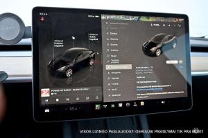 Black Tesla Model Y 2022 in Kretinga, with an engine capacity of 0.00 L and mileage of 70 thousand km for 28699 €, photo 31 on AUTOMOTO.COM.LV