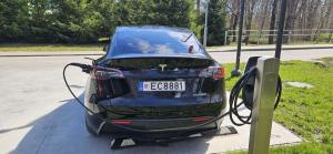 Черный Тесла Модель Y 2022 в Гаргждай, объемом двигателя 0.00 л и пробегом 45 тыс. км за 31500 €, фото 5 на AUTOMOTO.COM.LV