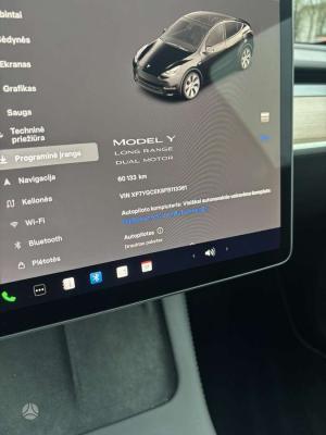 Black Tesla Model Y 2023 in Kaunas, with an engine capacity of 0.00 L and mileage of 60 thousand km for 30990 €, photo 12 on AUTOMOTO.COM.LV