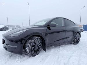 Melns Tesla Model Y 2023 Šauļi, ar dzinēja tilpumu 0.00 L un nobraukumu 86 tūkst. km par 32900 €, foto  vietnē AUTOMOTO.COM.LV