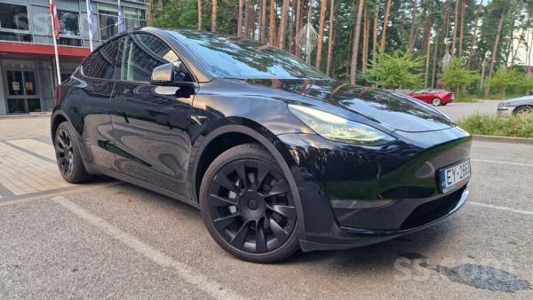 Melns Tesla Model Y 2023 Rīga, ar dzinēja tilpumu 0.00 L un nobraukumu 24 tūkst. km par 33800 €, foto 9 vietnē AUTOMOTO.COM.LV