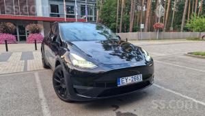 Melns Tesla Model Y 2023 Rīga, ar dzinēja tilpumu 0.00 L un nobraukumu 24 tūkst. km par 33800 €, foto 12 vietnē AUTOMOTO.COM.LV