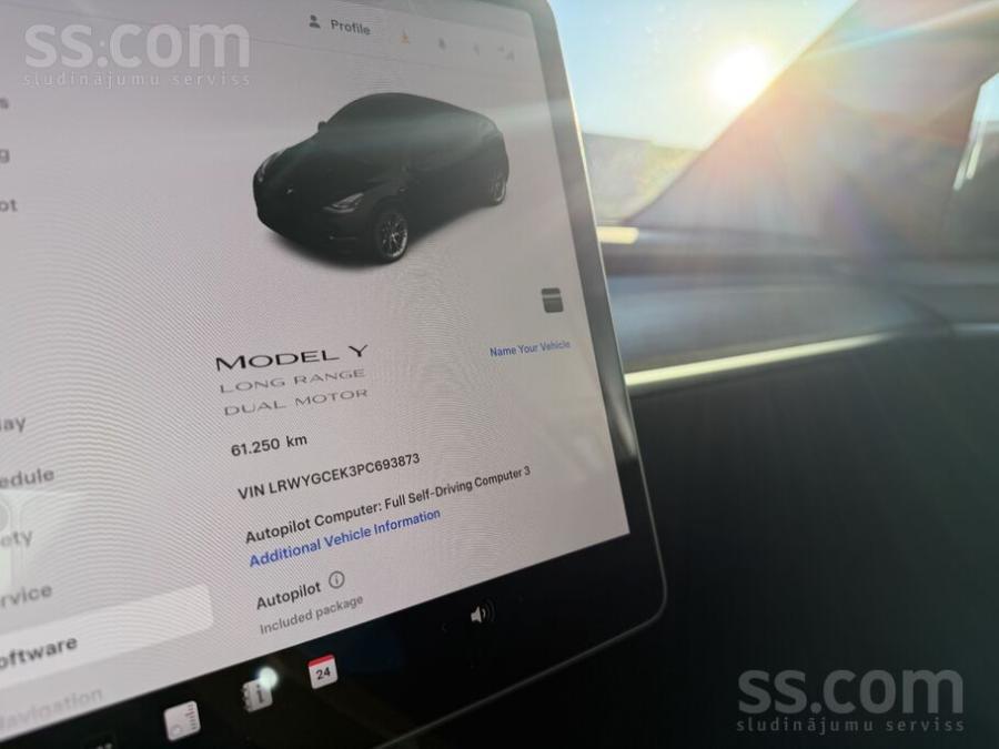 Черный Тесла Модель Y 2023 в Рига, объемом двигателя 0.00 л и пробегом 62 тыс. км за 38900 €, фото 12 на AUTOMOTO.COM.LV