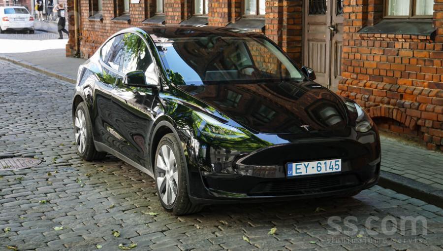 Melns Tesla Model Y 2023 Rīga, ar dzinēja tilpumu 0.00 L un nobraukumu 132 tūkst. km par 28950 €, foto 7 vietnē AUTOMOTO.COM.LV