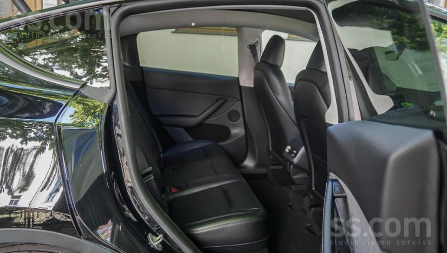 Melns Tesla Model Y 2023 Rīga, ar dzinēja tilpumu 0.00 L un nobraukumu 132 tūkst. km par 28950 €, foto 11 vietnē AUTOMOTO.COM.LV