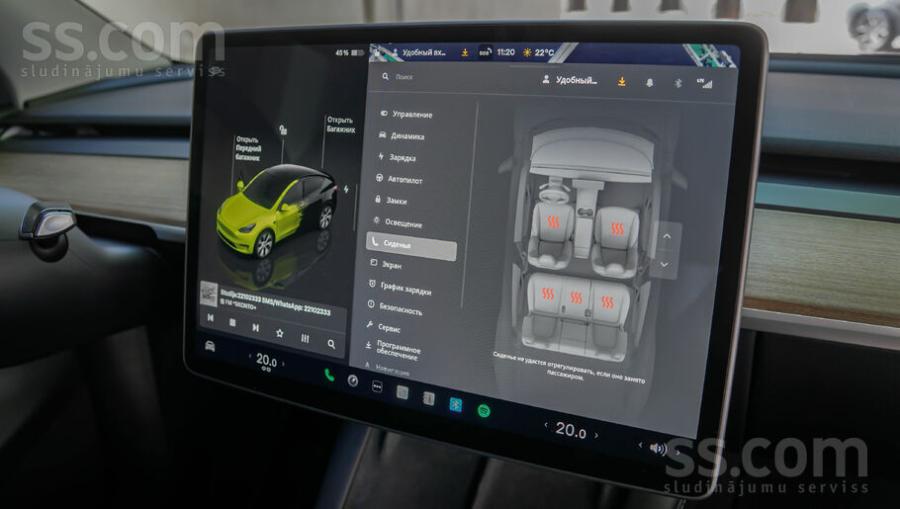Melns Tesla Model Y 2023 Rīga, ar dzinēja tilpumu 0.00 L un nobraukumu 132 tūkst. km par 28950 €, foto 17 vietnē AUTOMOTO.COM.LV