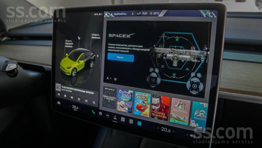 Melns Tesla Model Y 2023 Rīga, ar dzinēja tilpumu 0.00 L un nobraukumu 132 tūkst. km par 28950 €, foto 21 vietnē AUTOMOTO.COM.LV