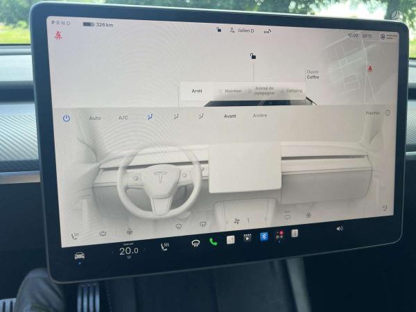 Black Tesla Model Y 2023 in Taurage, with an engine capacity of 0.00 L and mileage of 40 thousand km for 28500 €, photo 10 on AUTOMOTO.COM.LV