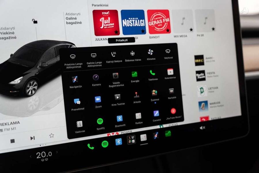 Melns Tesla Model Y 2023 Viļņa, ar dzinēja tilpumu 0.00 L un nobraukumu 104 tūkst. km par 33900 €, foto 19 vietnē AUTOMOTO.COM.LV