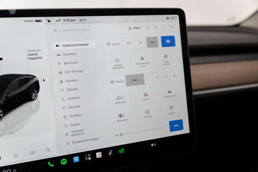 Melns Tesla Model Y 2023 Viļņa, ar dzinēja tilpumu 0.00 L un nobraukumu 104 tūkst. km par 33900 €, foto 22 vietnē AUTOMOTO.COM.LV