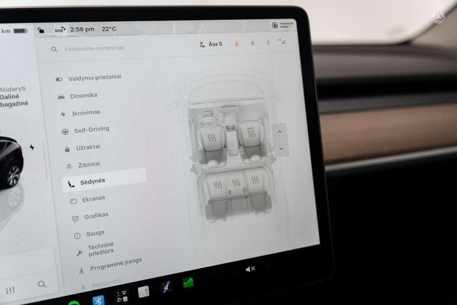 Melns Tesla Model Y 2023 Viļņa, ar dzinēja tilpumu 0.00 L un nobraukumu 104 tūkst. km par 33900 €, foto 25 vietnē AUTOMOTO.COM.LV