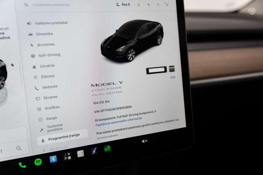 Melns Tesla Model Y 2023 Viļņa, ar dzinēja tilpumu 0.00 L un nobraukumu 104 tūkst. km par 33900 €, foto 26 vietnē AUTOMOTO.COM.LV